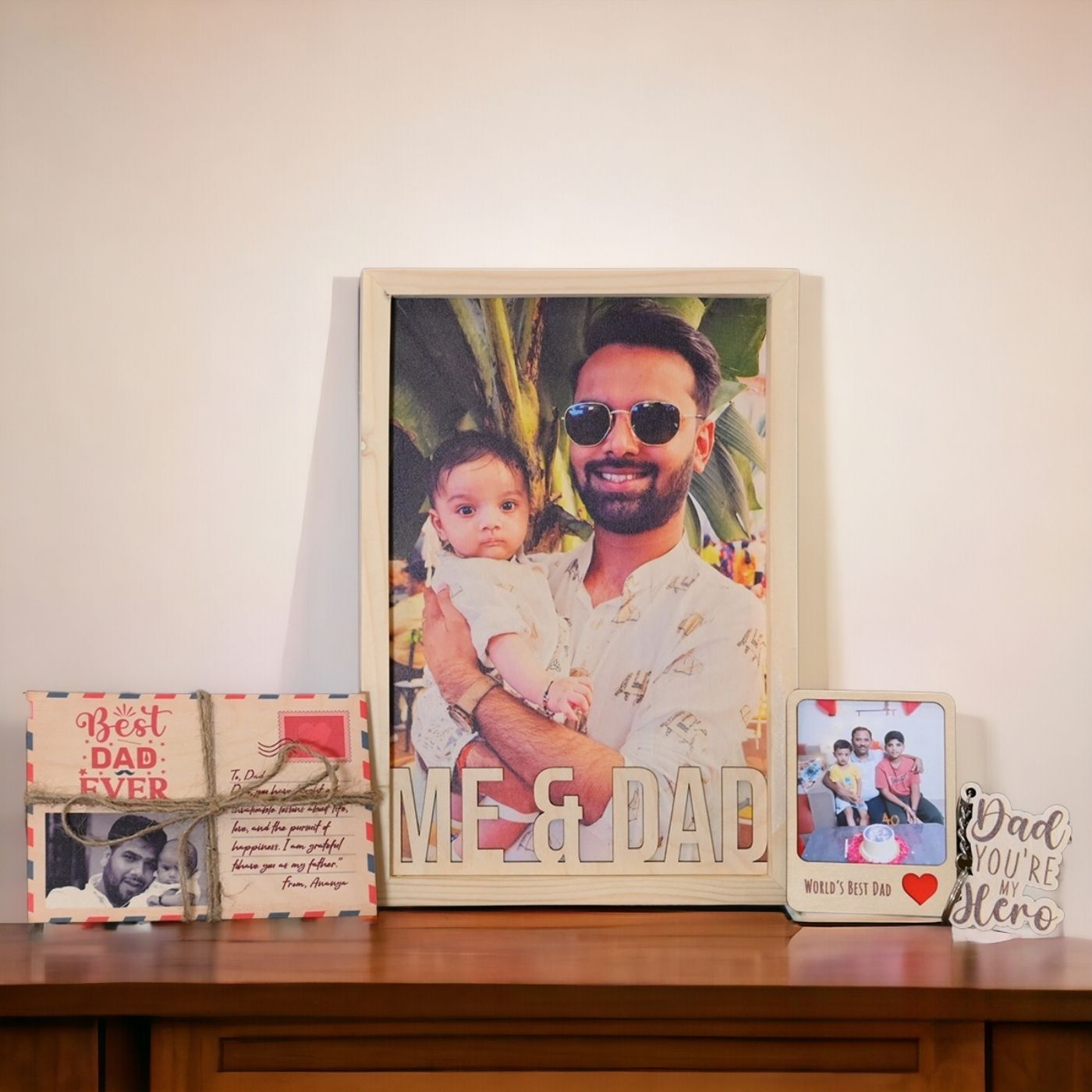 Buy Photo Personalised Fathers Day Bundle I Set of 4 Online On Zwende
