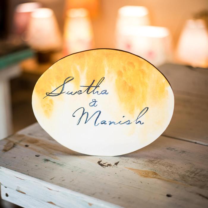 Hand Painted Abstract Name Plates - Custom Designs for Home - Zwende