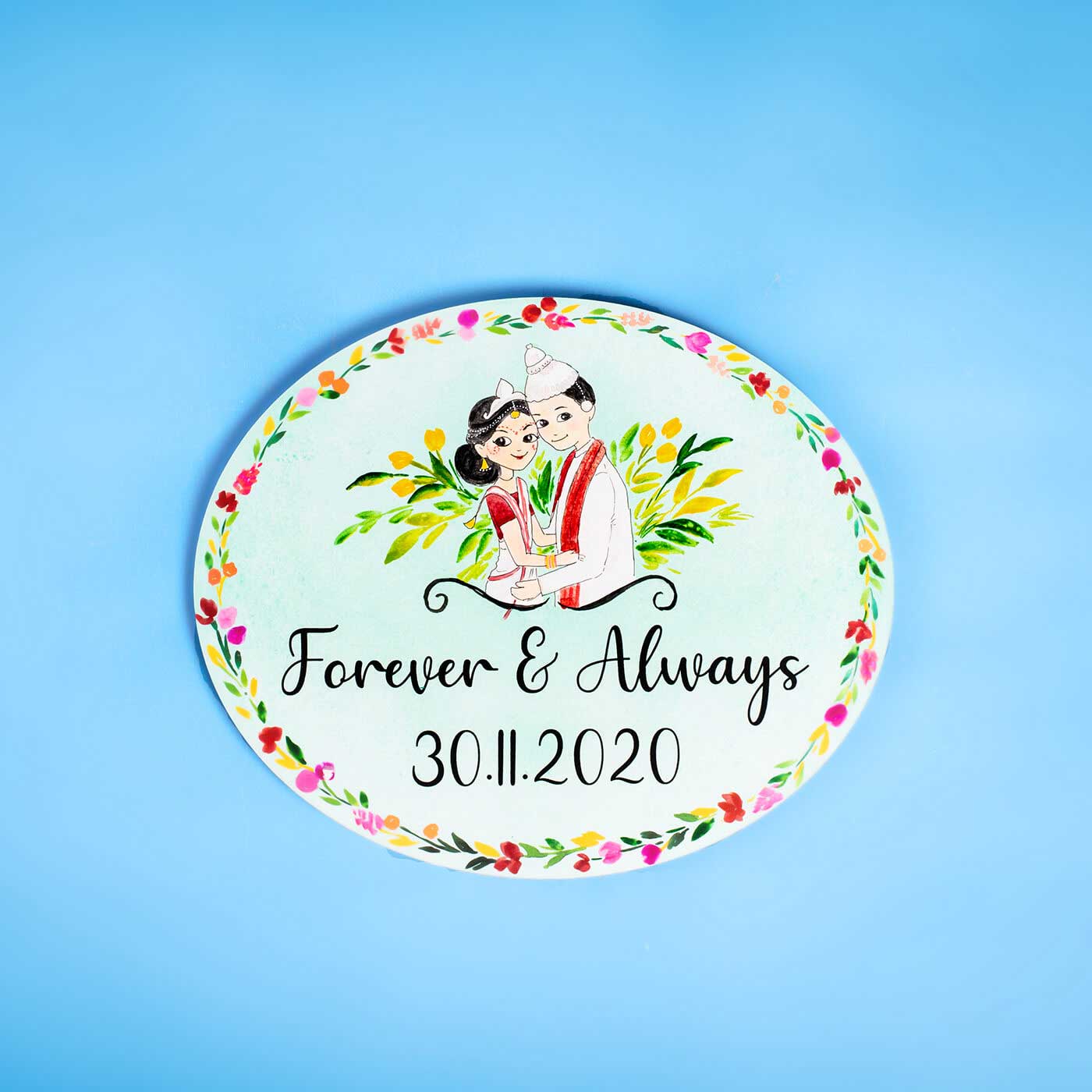 Buy Character Name Plates For Couples - Zwende