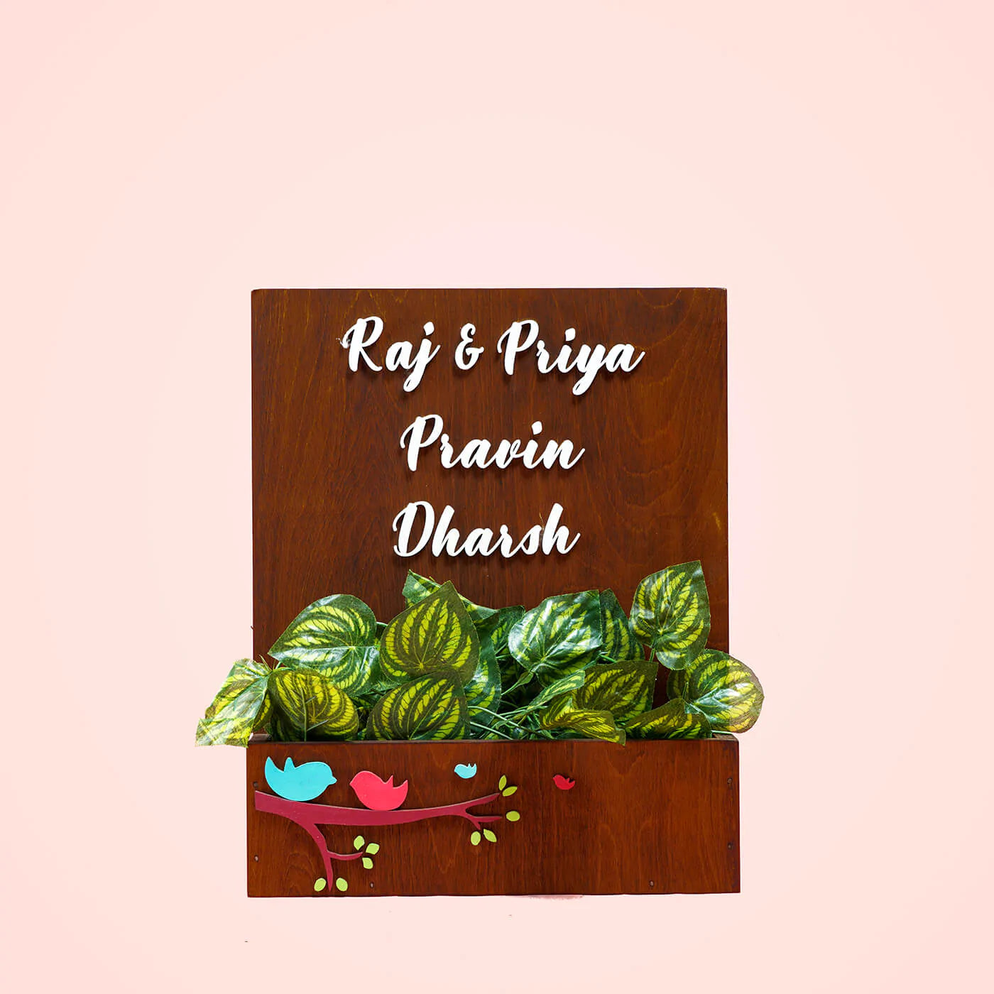 Planter Name Plates - Personalized Plant-Themed Designs - Zwende