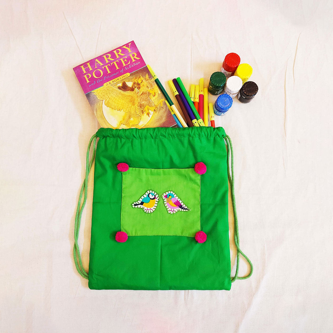 Buy Embroidered Kid's Animal Theme Backpack for School & Trips Online ...