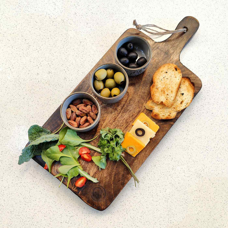 Seasoned Mango Wood Long Cheese Board – Zwende