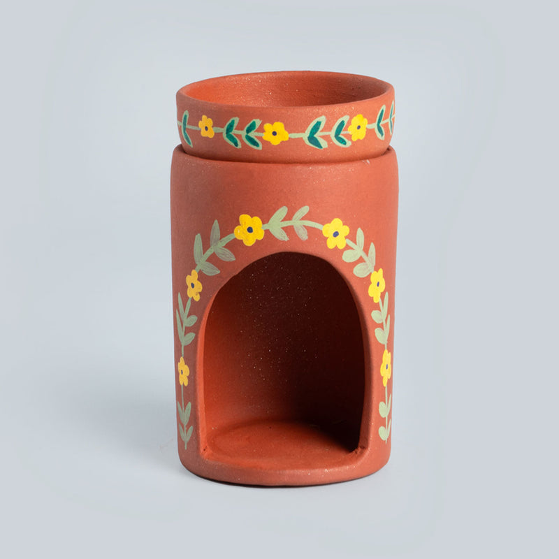 Handpainted Terracotta Traditional Fragrance Diffuser – Zwende