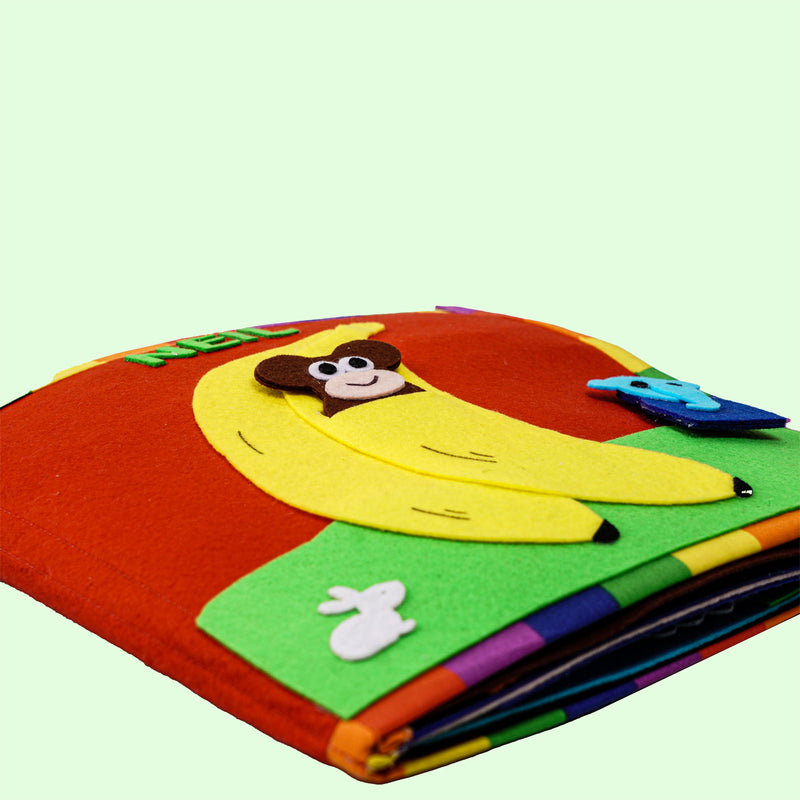 Personalized Interactive Busy Board Book for Toddlers – Zwende