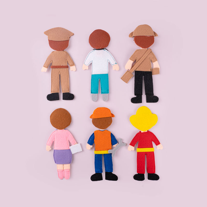 Handcrafted Community Helpers Playset – Zwende