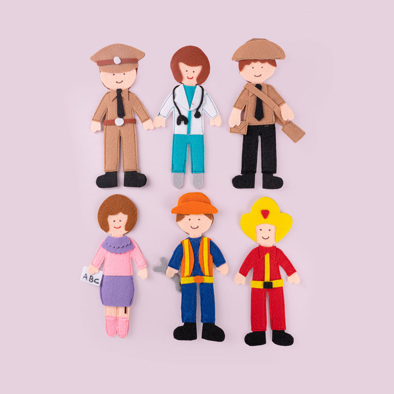 Handcrafted Community Helpers Playset – Zwende
