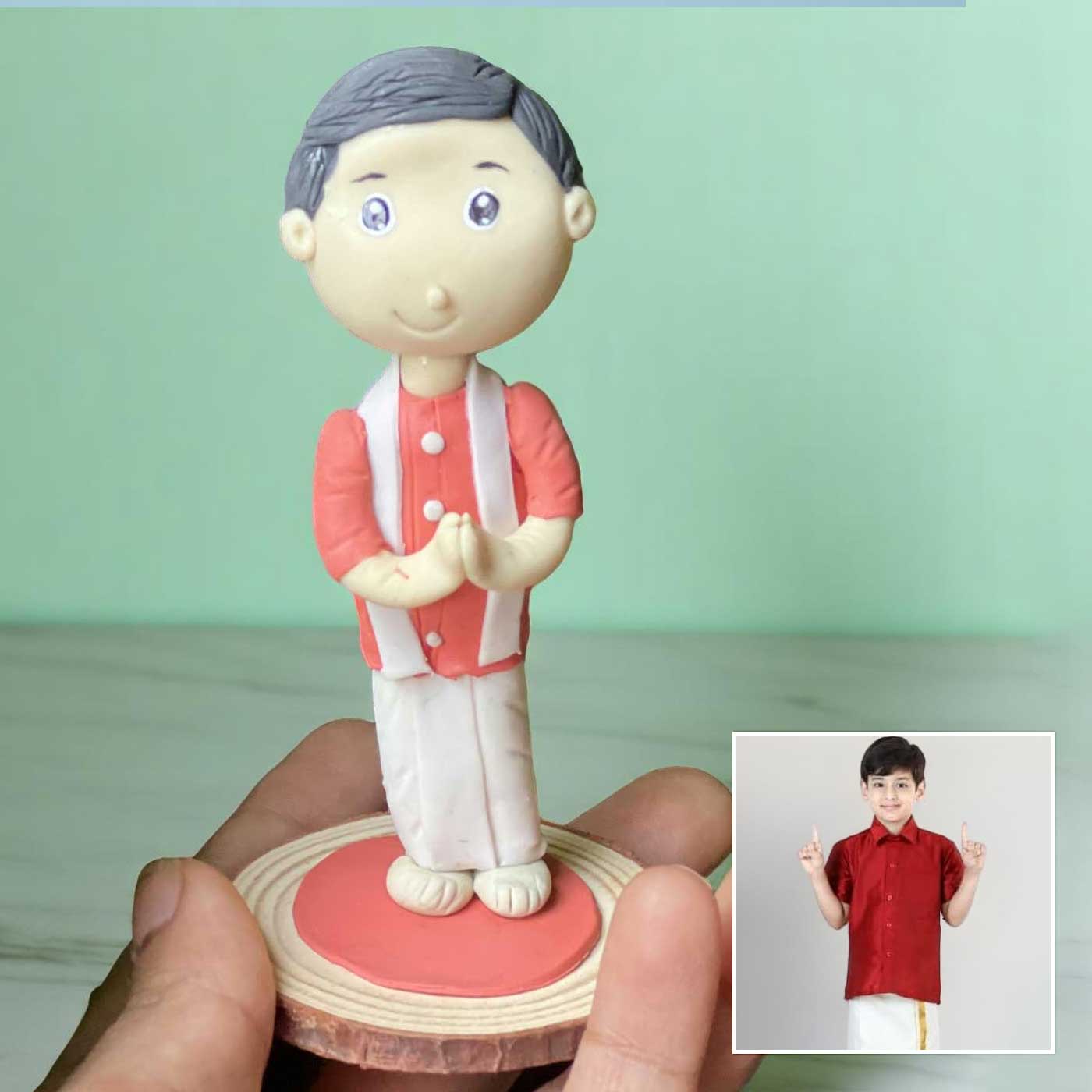 Buy Photo Personalized Miniature Clay Dolls Online On Zwende