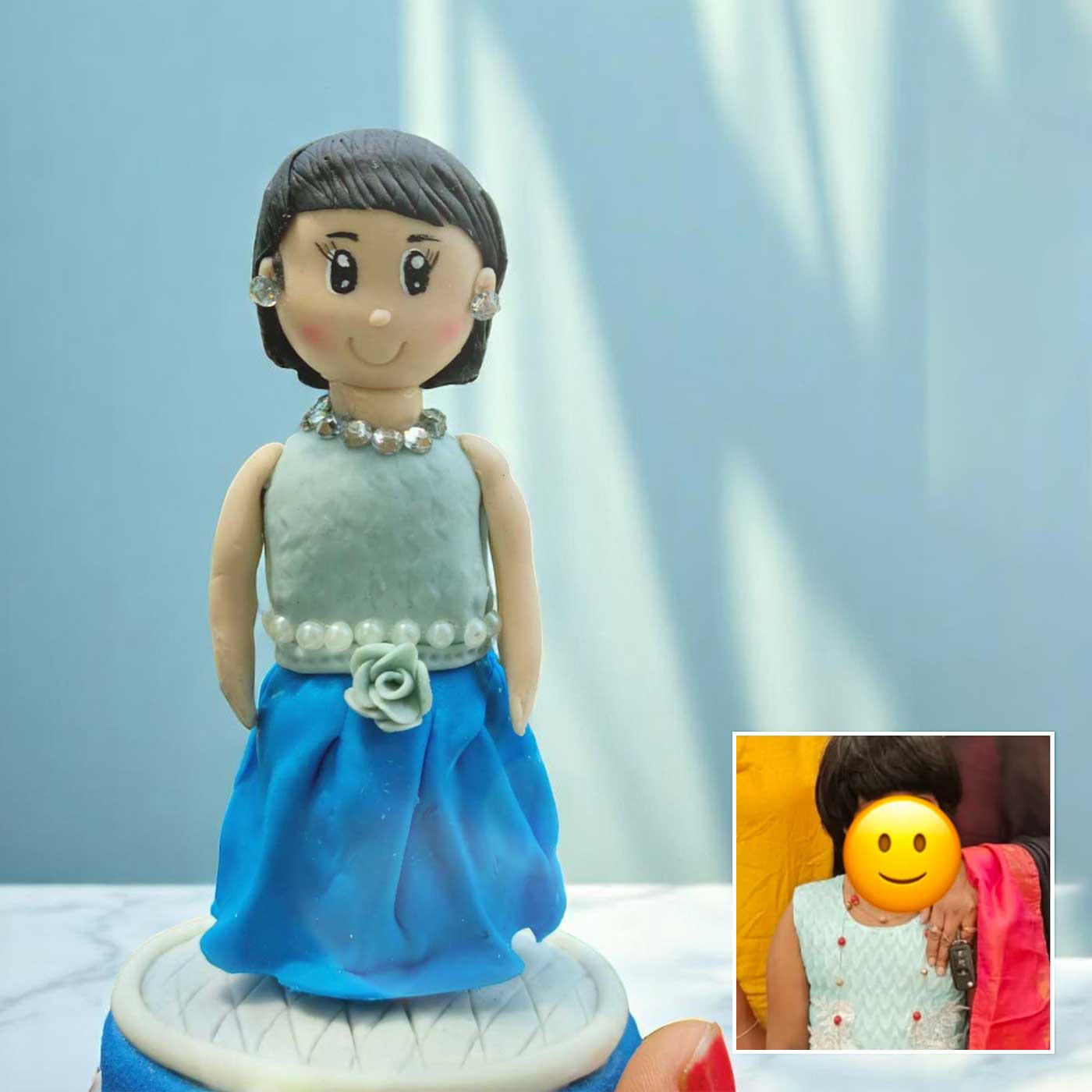 Buy Photo Personalized Miniature Clay Dolls Online On Zwende