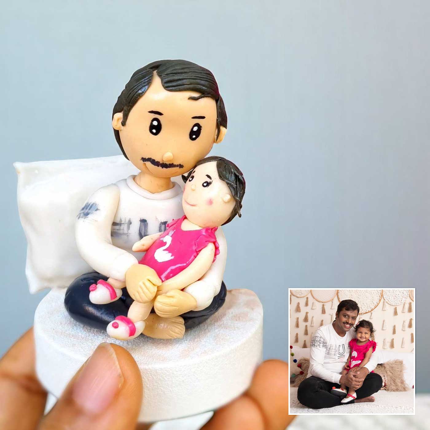 Buy Photo Personalized Miniature Clay Dolls Online On Zwende