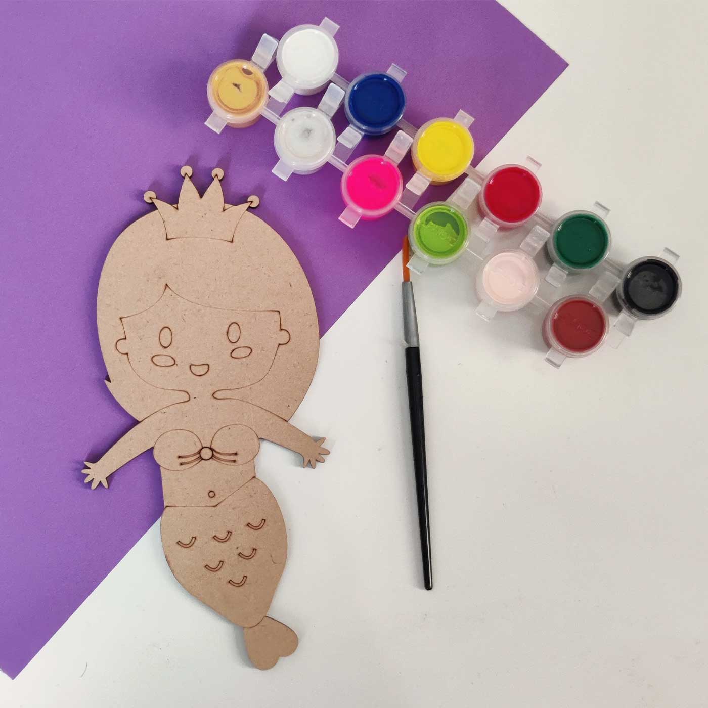 Buy Handmade Mermaid Theme DIY Kit | Set of 3 Online On Zwende