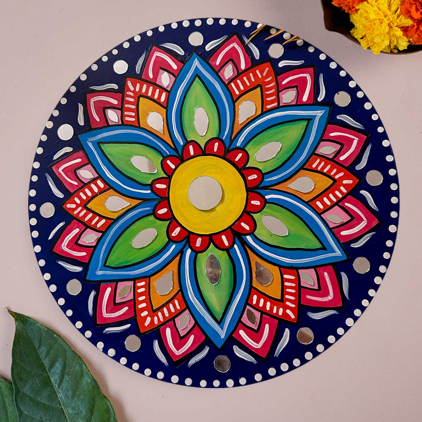 Buy Handmade Decorative Wooden Rangoli Online On Zwende