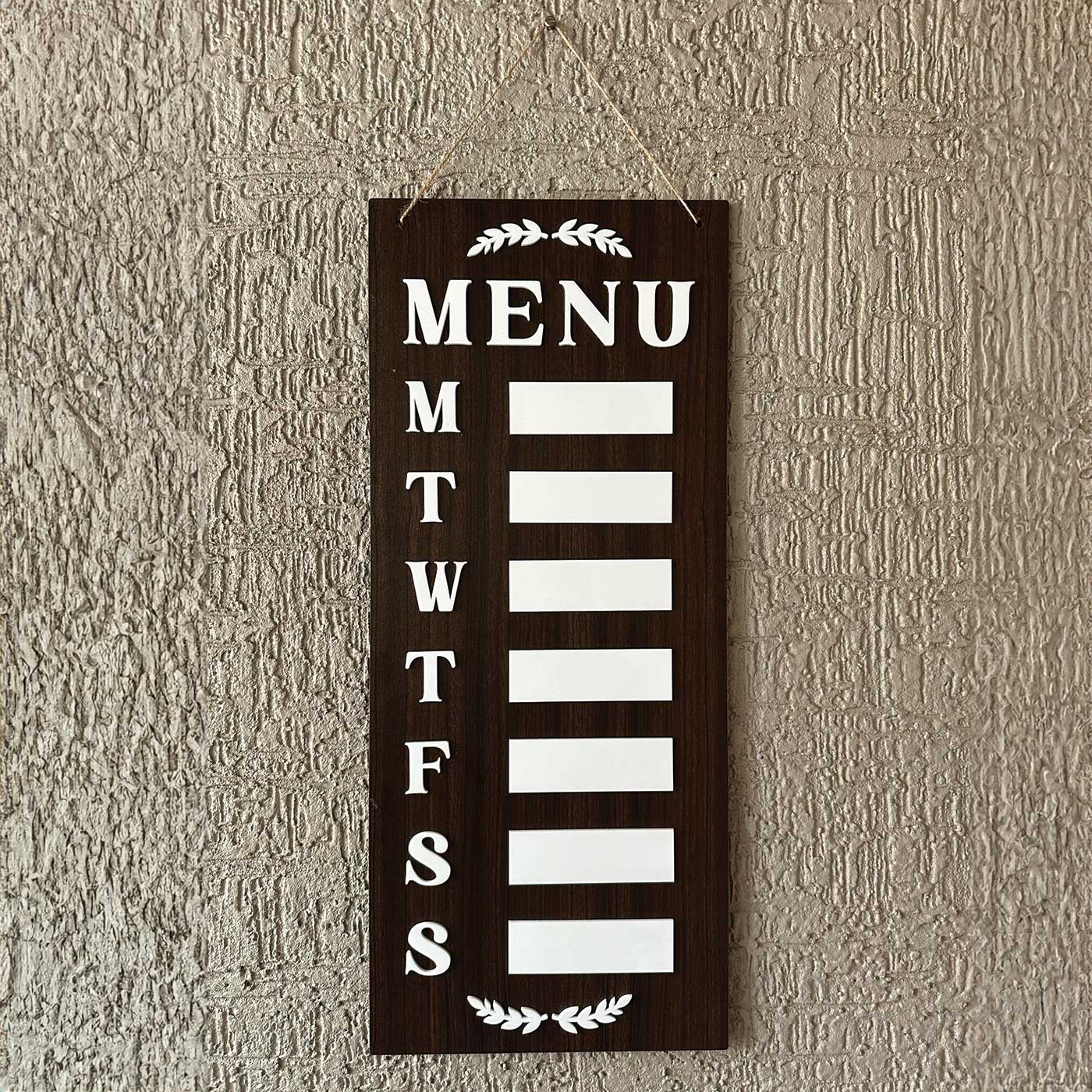 Buy Handmade Large Wooden Menu Board Online On Zwende
