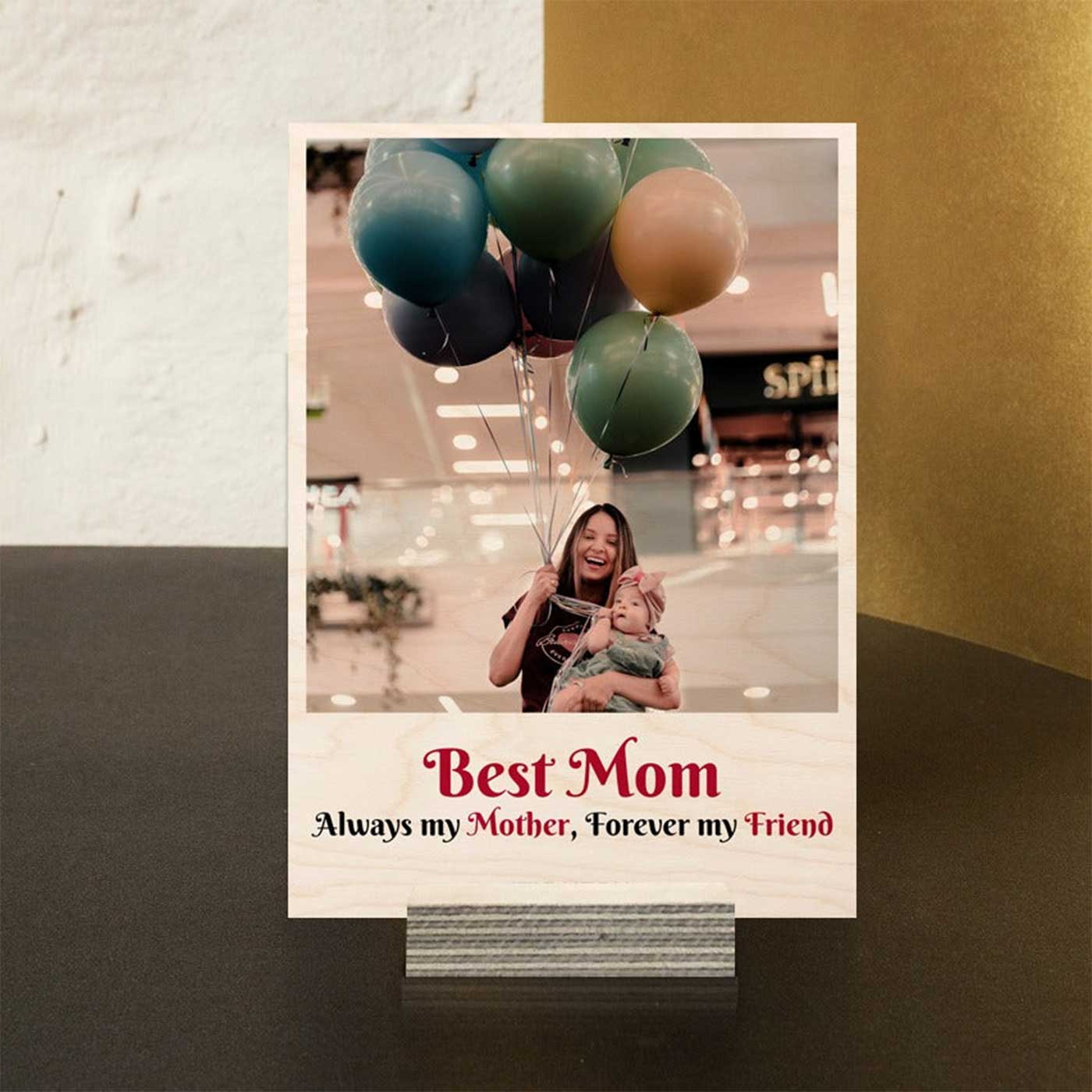Buy Photo Personalized Best Mom Theme Wooden Photo Frame Online On Zwende