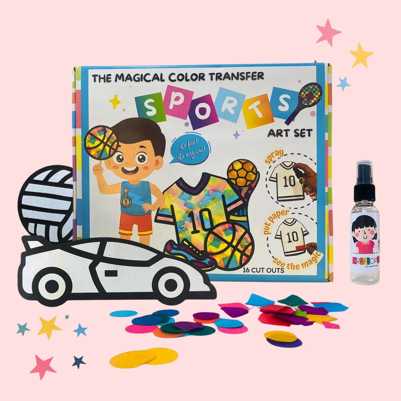 Buy Magical Color Transfer Sports Theme DIY Kit Online On Zwende