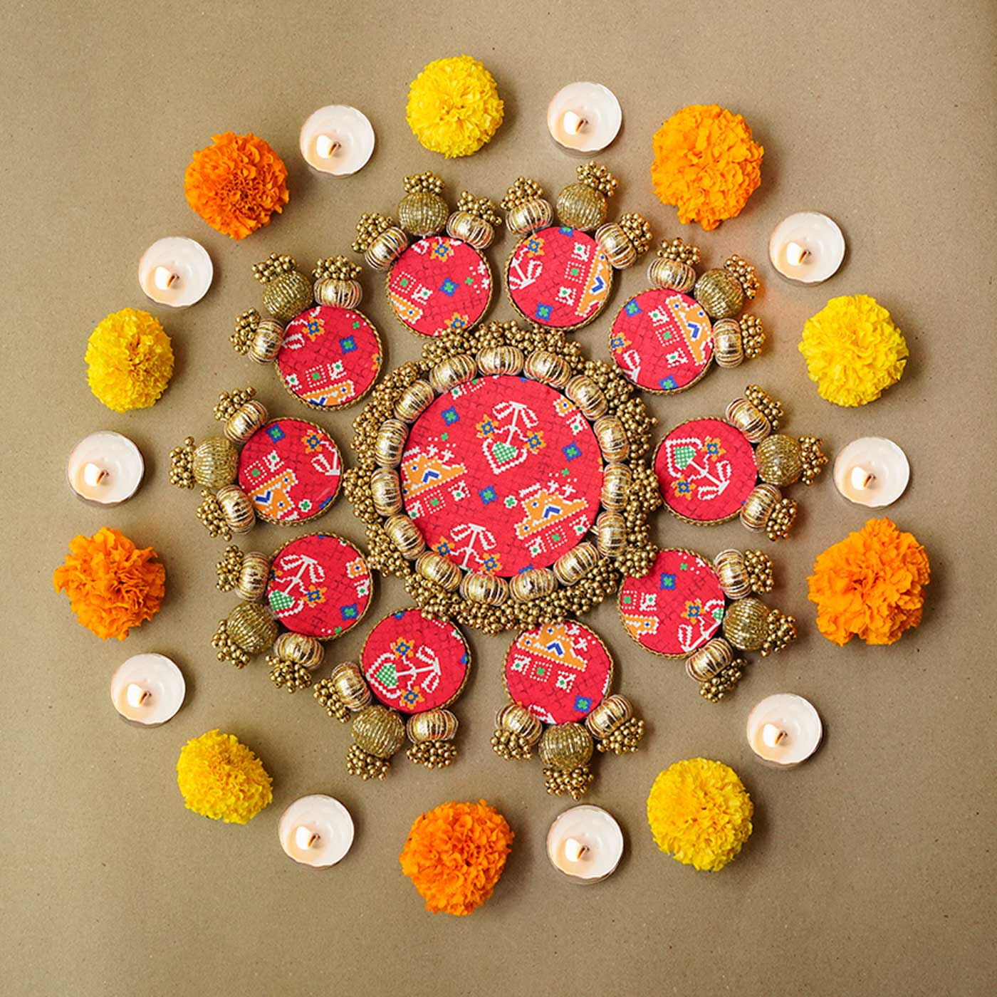 Buy Handmade Reversible Rangoli Online On Zwende