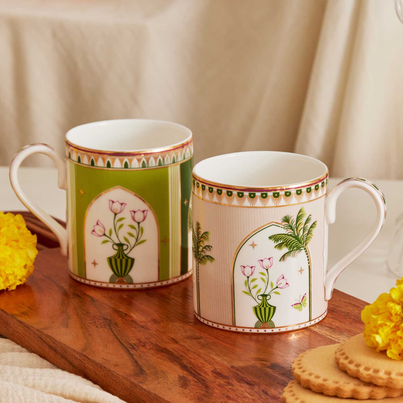 Buy Handmade Lady Mystique Coffee Mugs | Set of 2 Online On Zwende