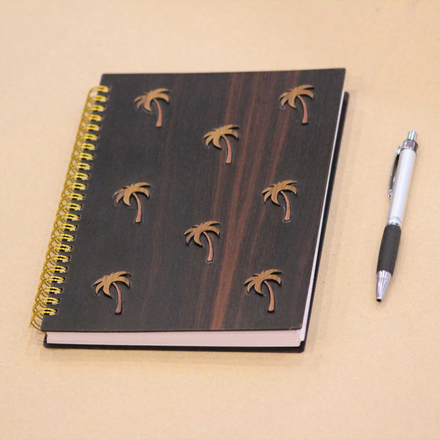 Buy Handmade Palm Tree Notebook A5 Size | Spiral Bound | 100 Plain ...
