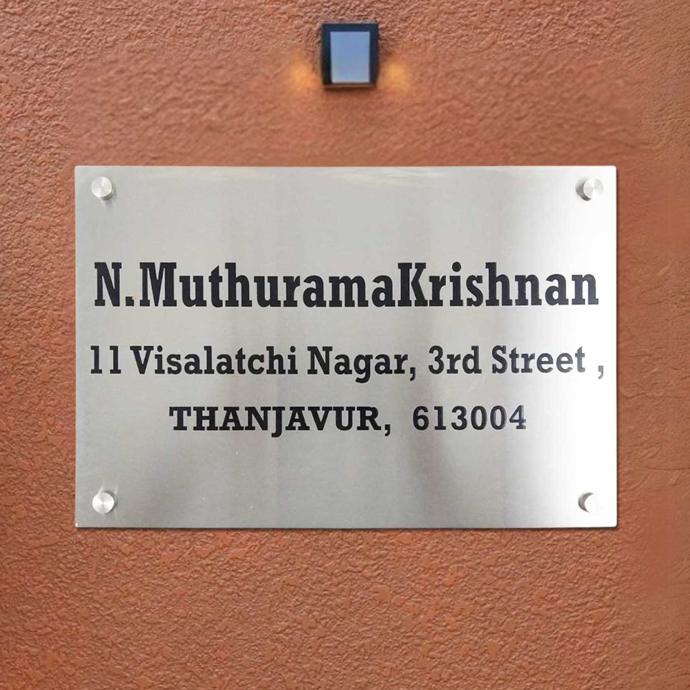 Buy Personalized Engraved Timeless Stainless Steel Name Plate Online On ...