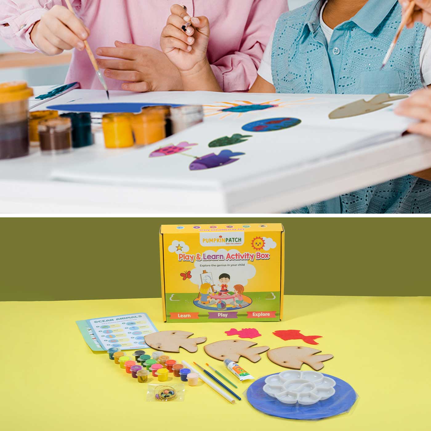 Buy Handmade Underwater Adventure Craft DIY Kit | Set of 9 Online On Zwende