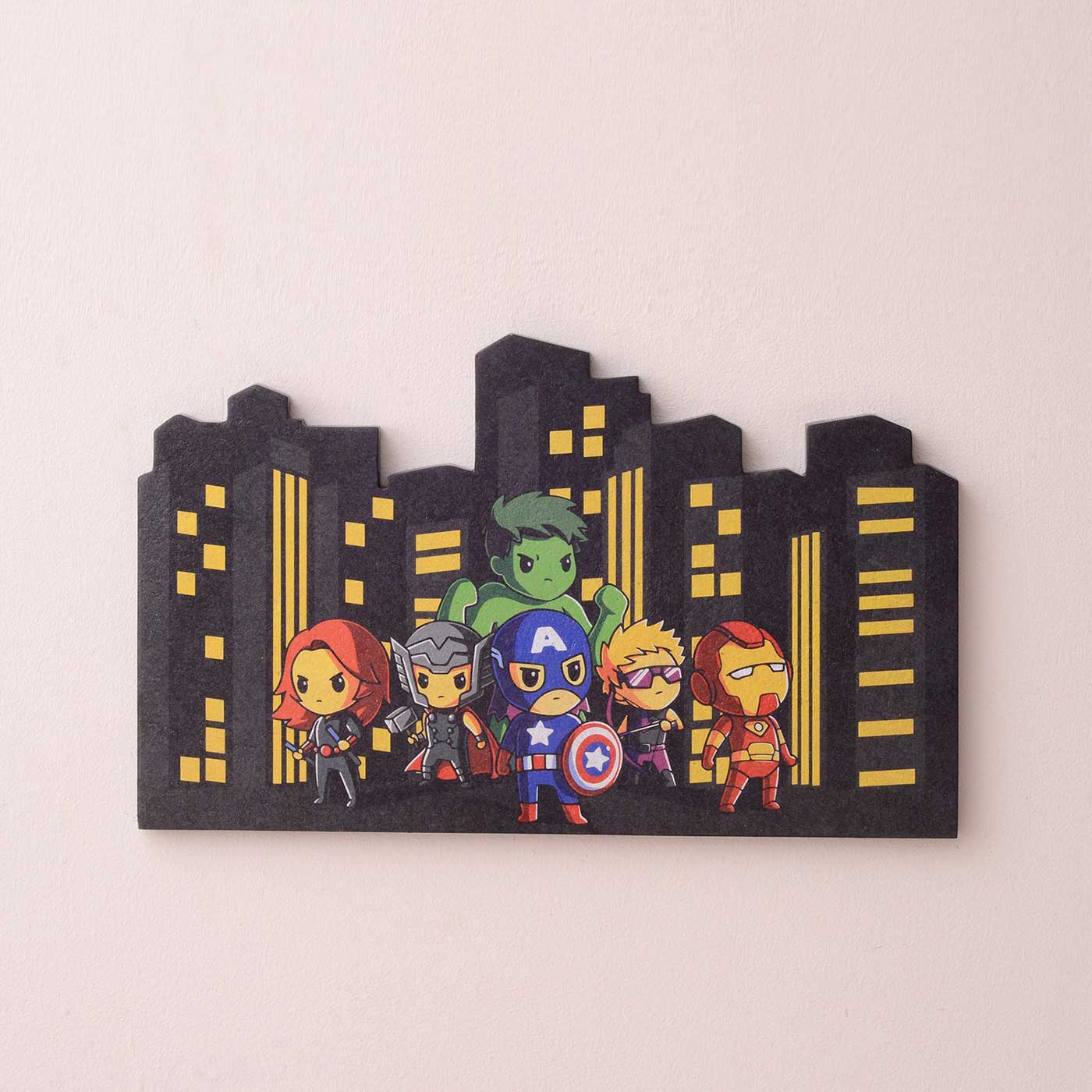 Buy Handmade Avengers Theme Wooden Pinboard For Kids Online On Zwende