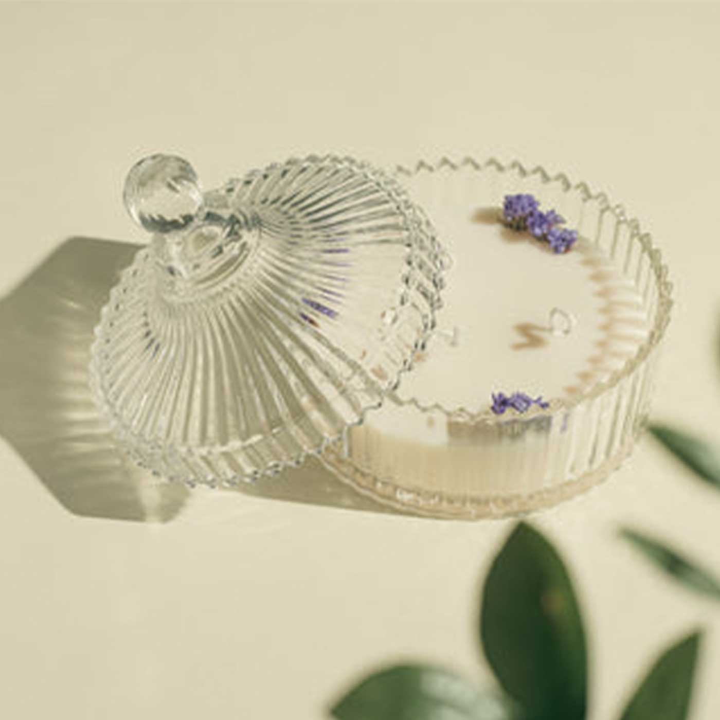 Buy Handmade Transparent Candy Jar Wax Scented Candle Online On Zwende