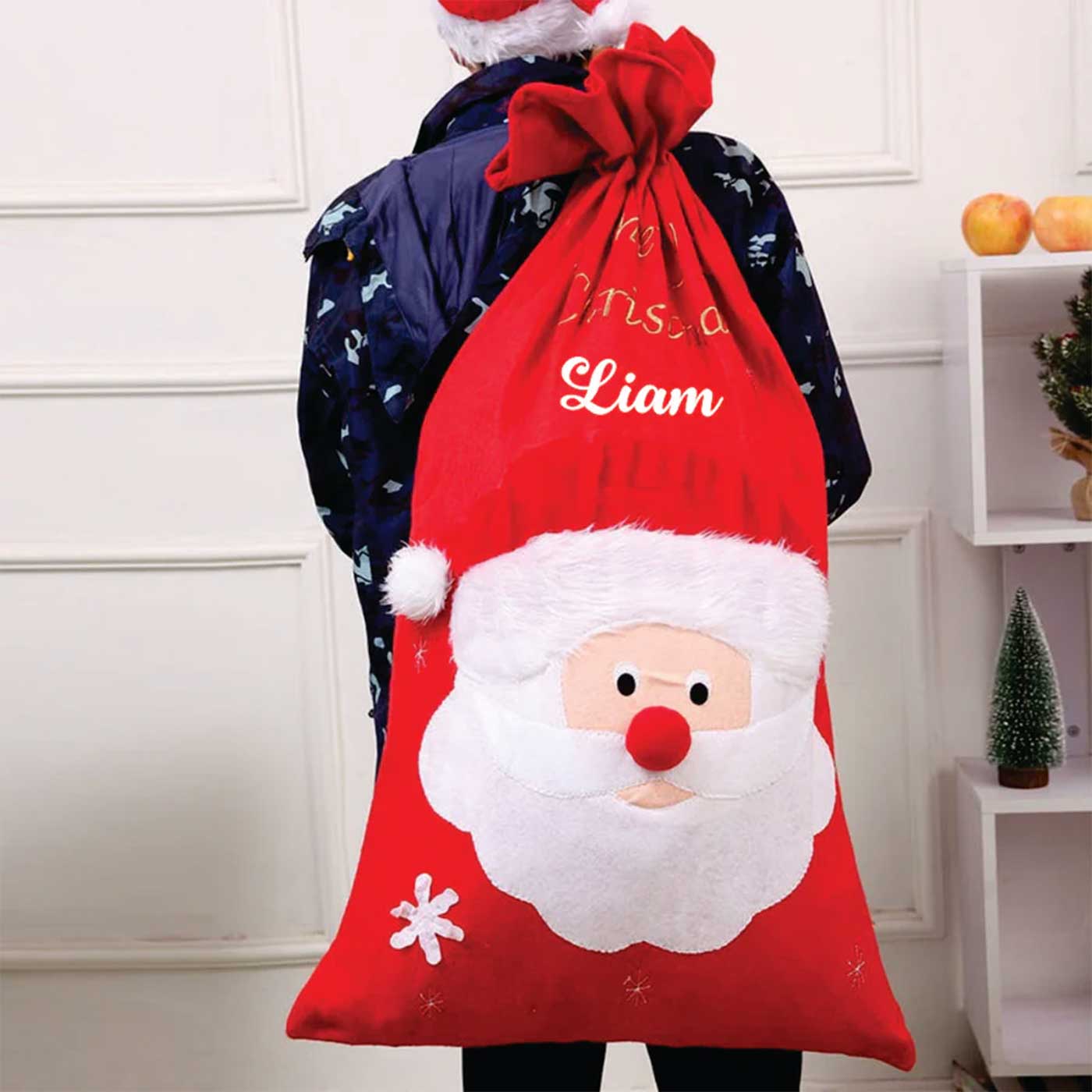 Buy Personalized Santa Extra Large Felt Gift Sack | Xmas Gifting Ideas ...