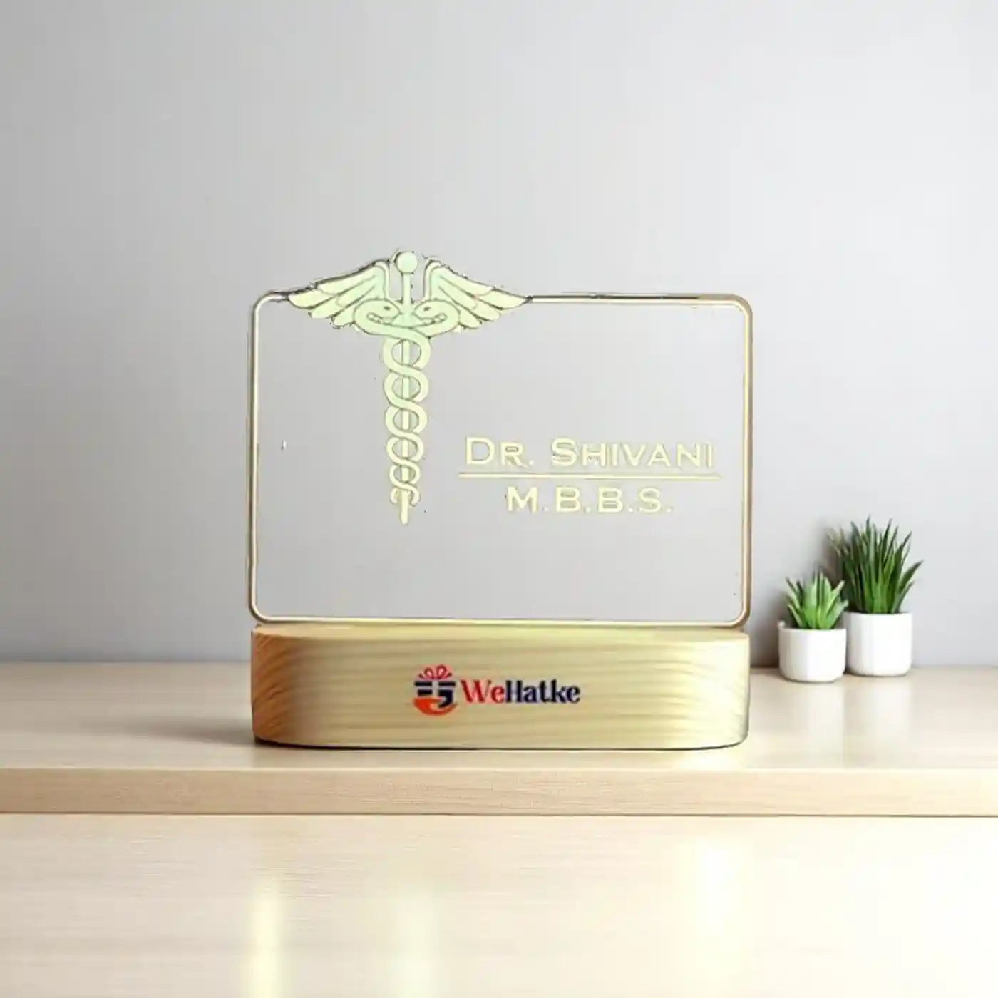 Buy Personalized Engraved Doctor Theme Acrylic Desk Nameplate Online On ...