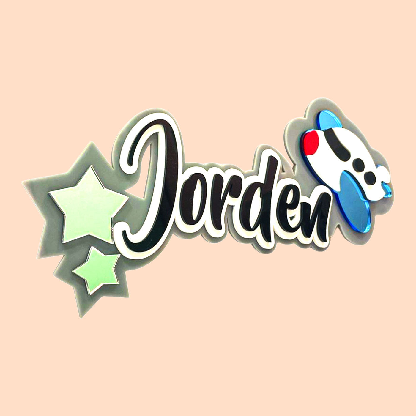 Buy Personalized Starry Skies Theme Acrylic Kids Name Plate Online On ...