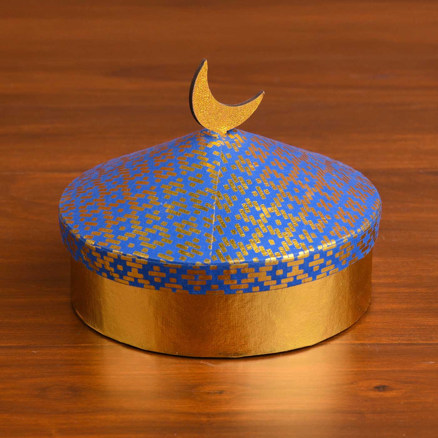 Buy Handmade Chand Round Shape Paper Gift Box Online On Zwende