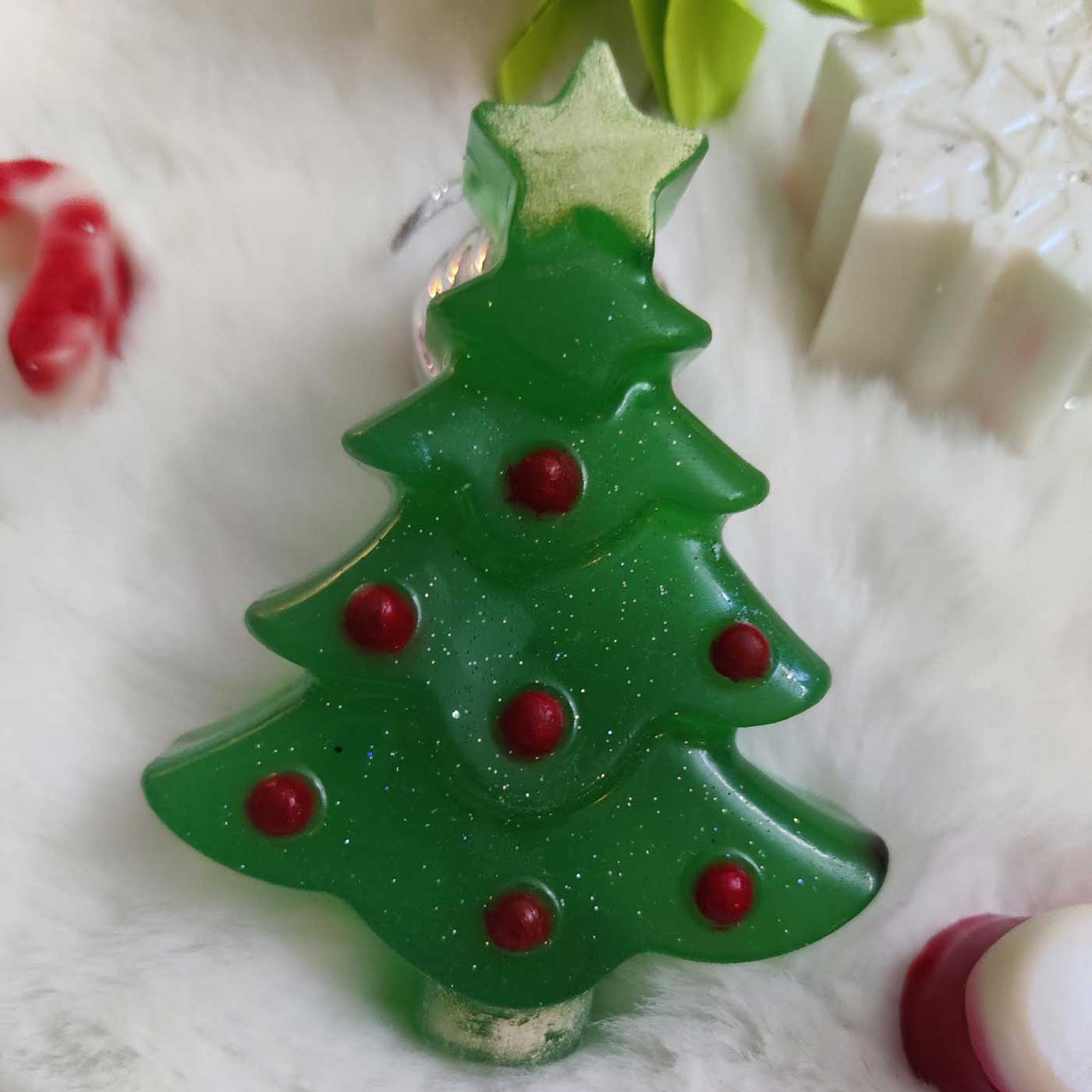 Buy Handmade Christmas Tree Shaped Glycerin Soap Online On Zwende