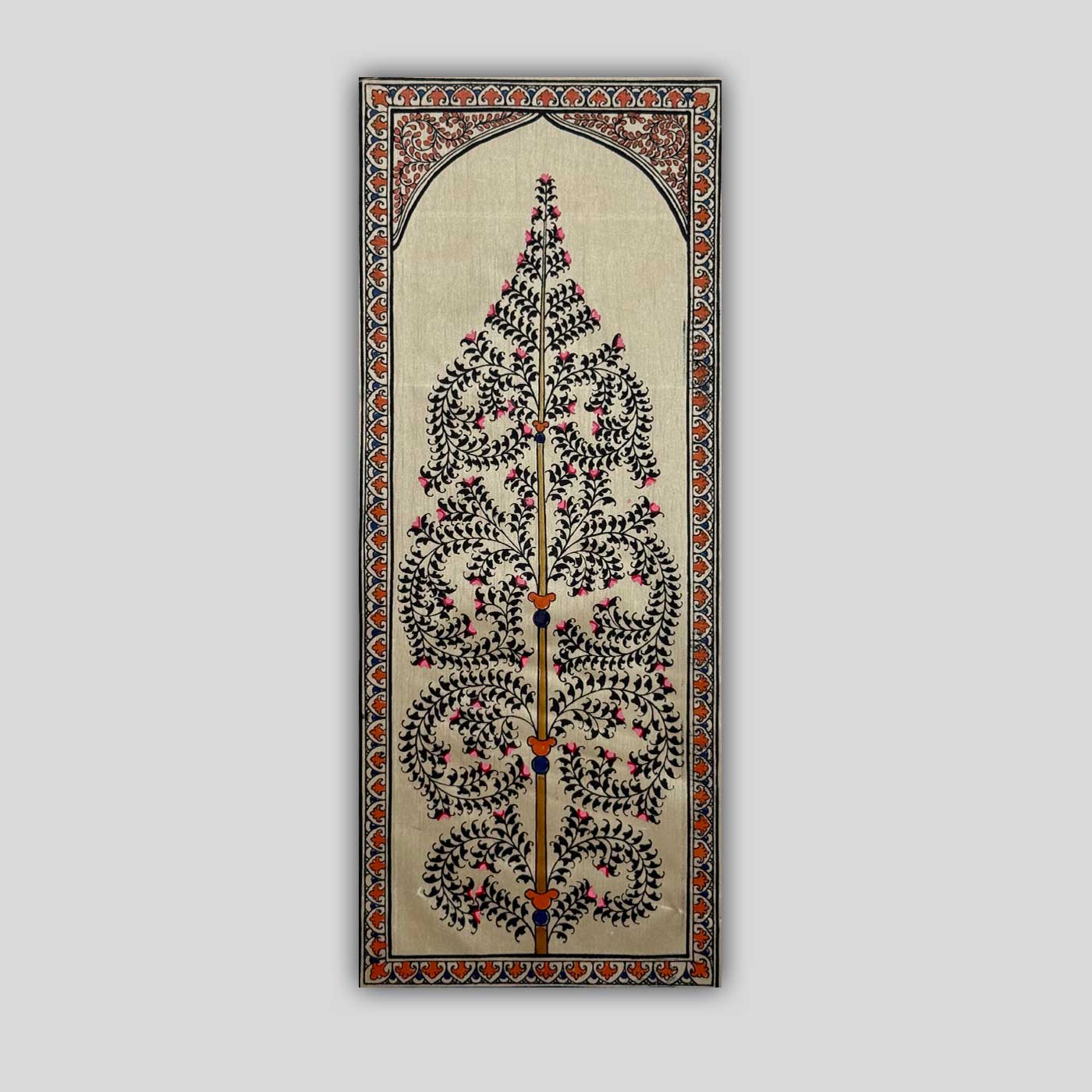 Buy 16 X 6 Inch | Handmade Tussar Silk Tree Of Life Painting Online On ...