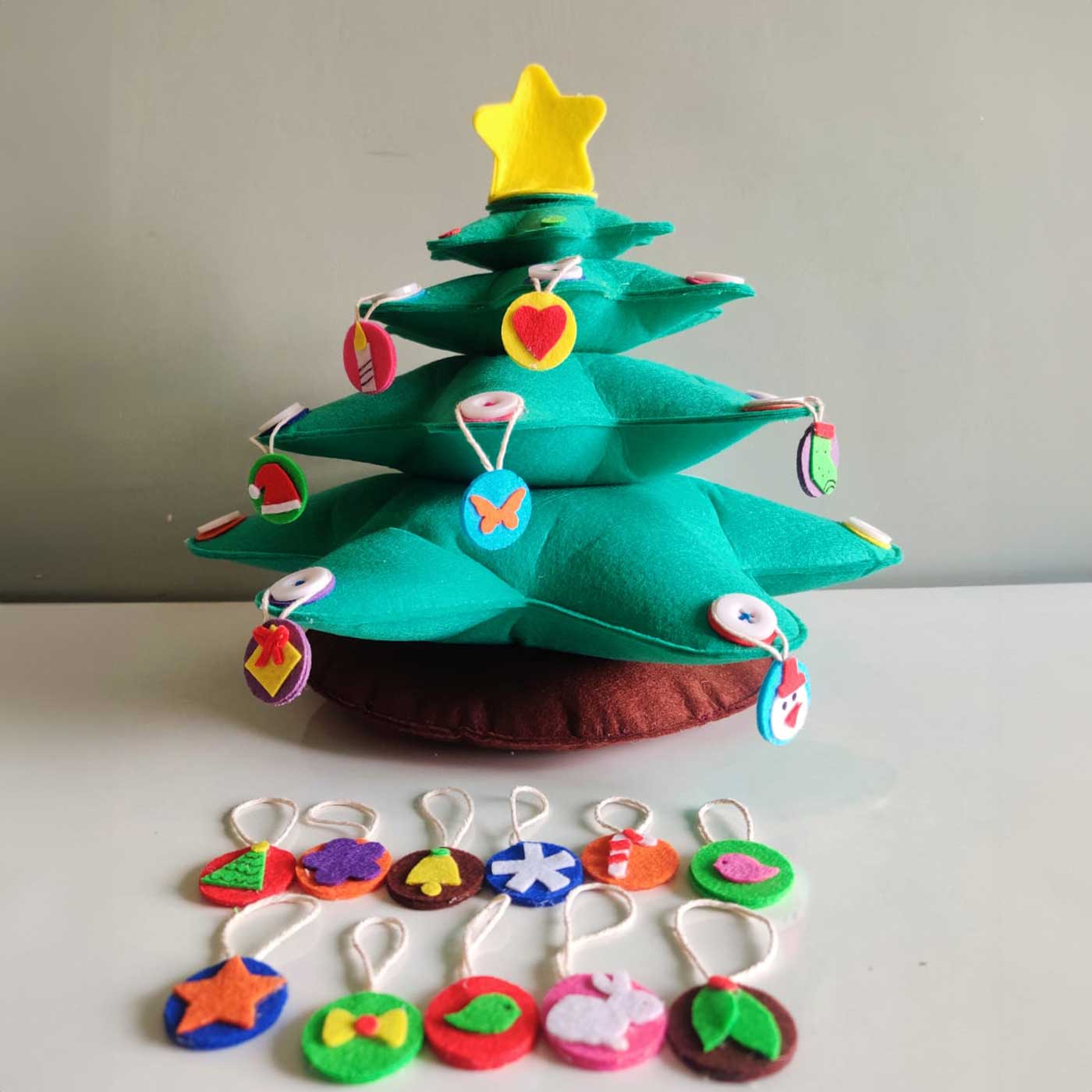 Buy Personalized Tree Of Joy Felt DIY Decor For Christmas Decoration ...