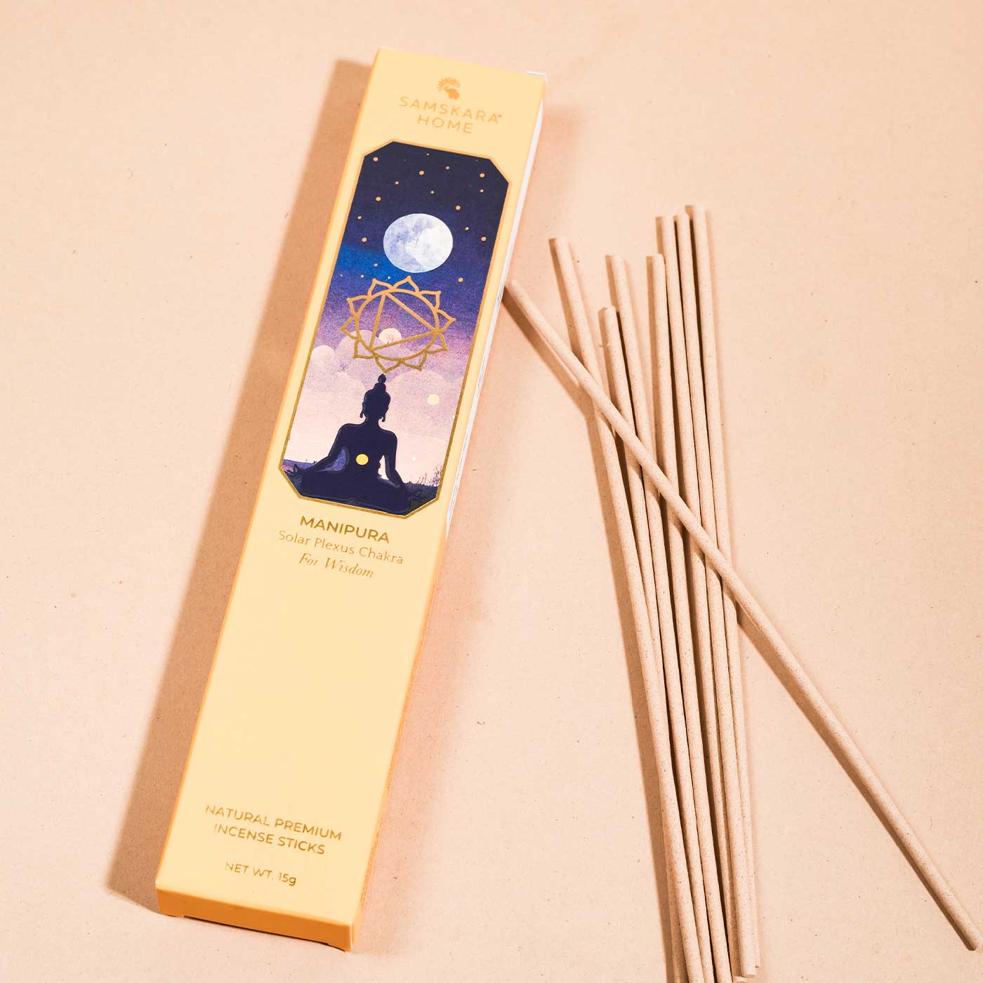 Buy Handmade Manipura - Solar Plexus Chakra Natural Bamboo Free Incense ...