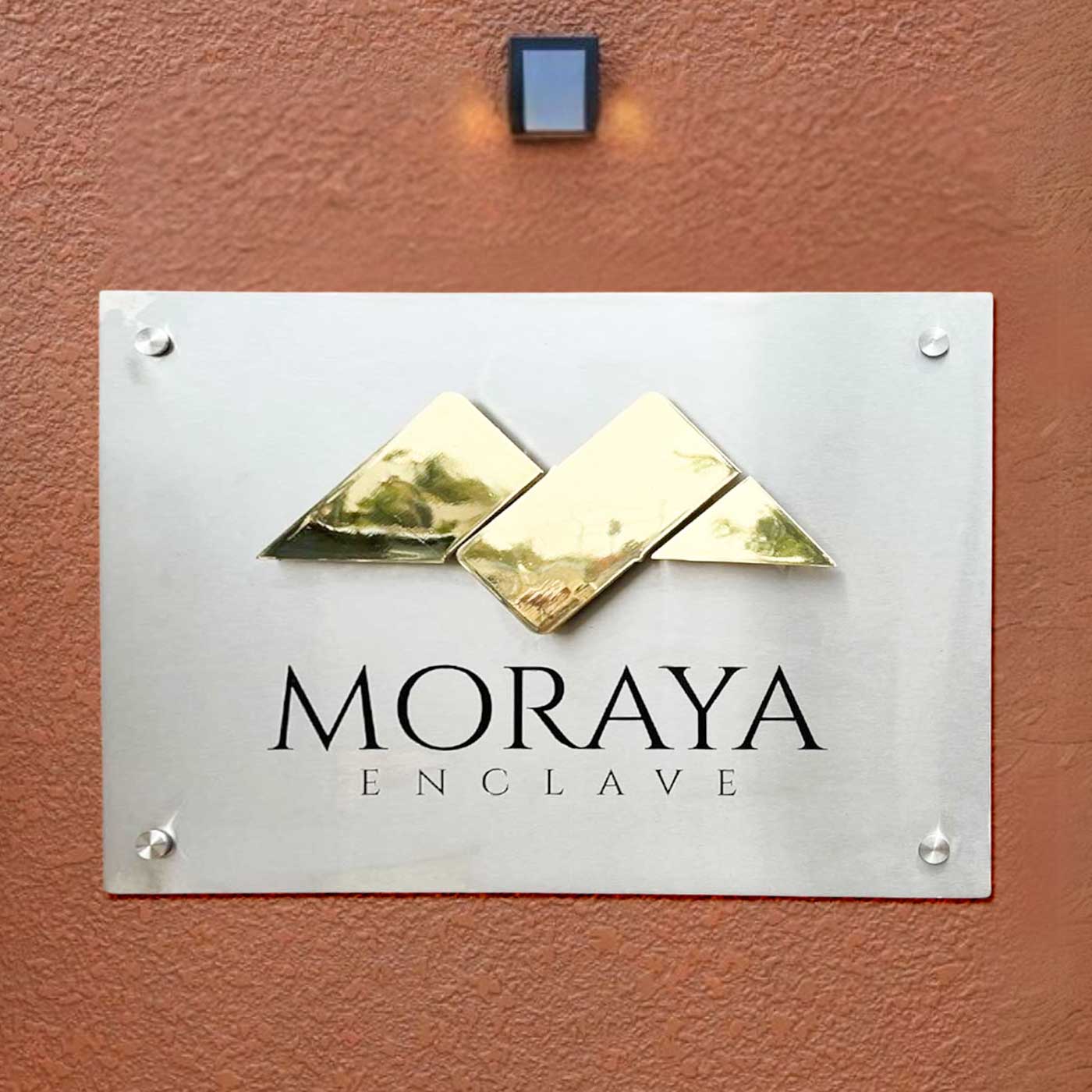 Buy Personalized Engraved Modern Stainless Steel Name Plate Online On ...