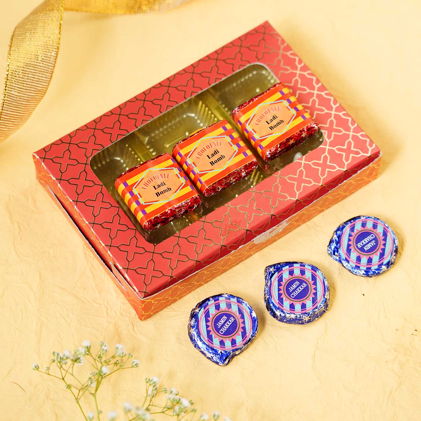 Buy Handmade Tiny Chocolate Cracker with Box | Set of 6 Online On Zwende