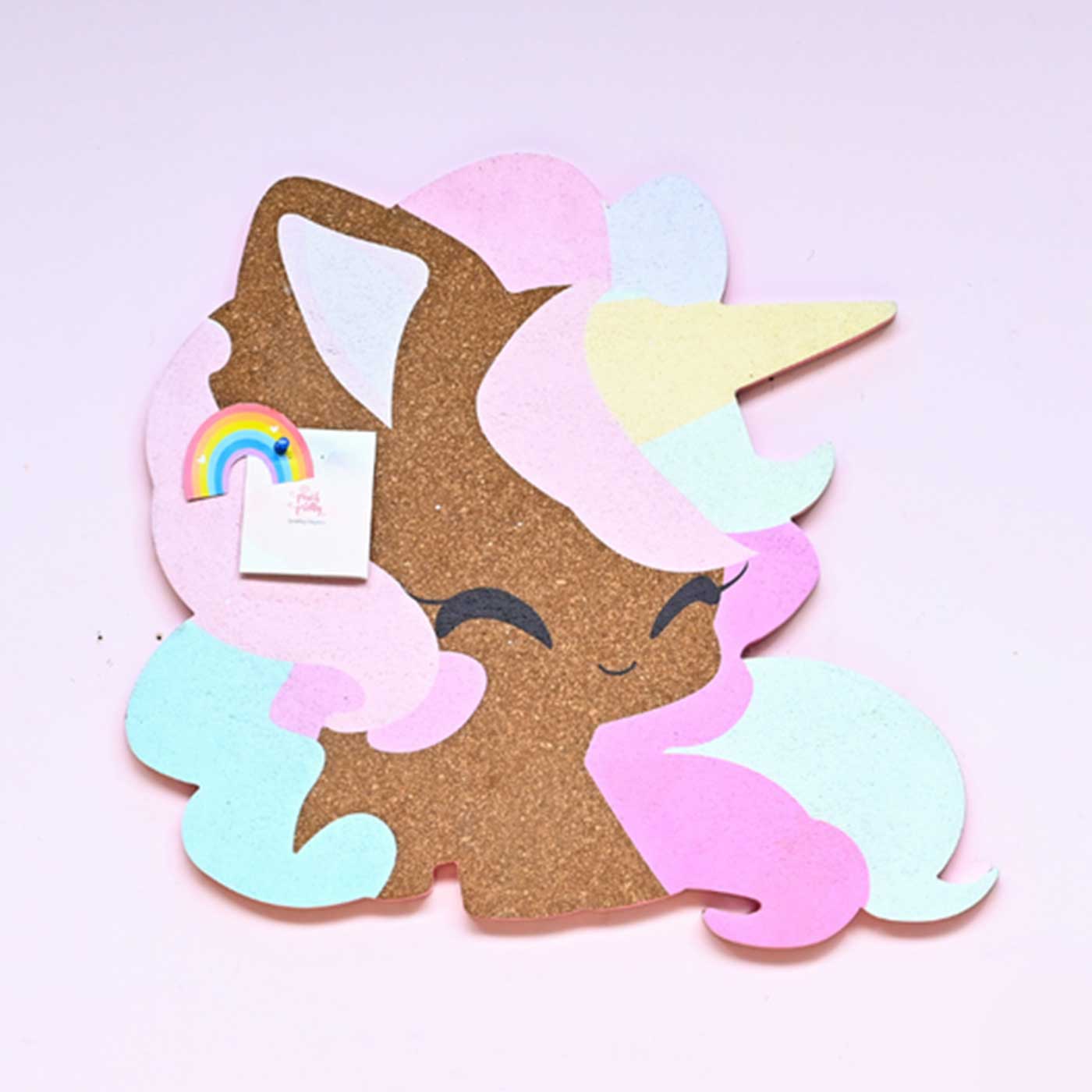 Buy Handmade Unicorn Theme Wooden Pinboard For Kids Online On Zwende