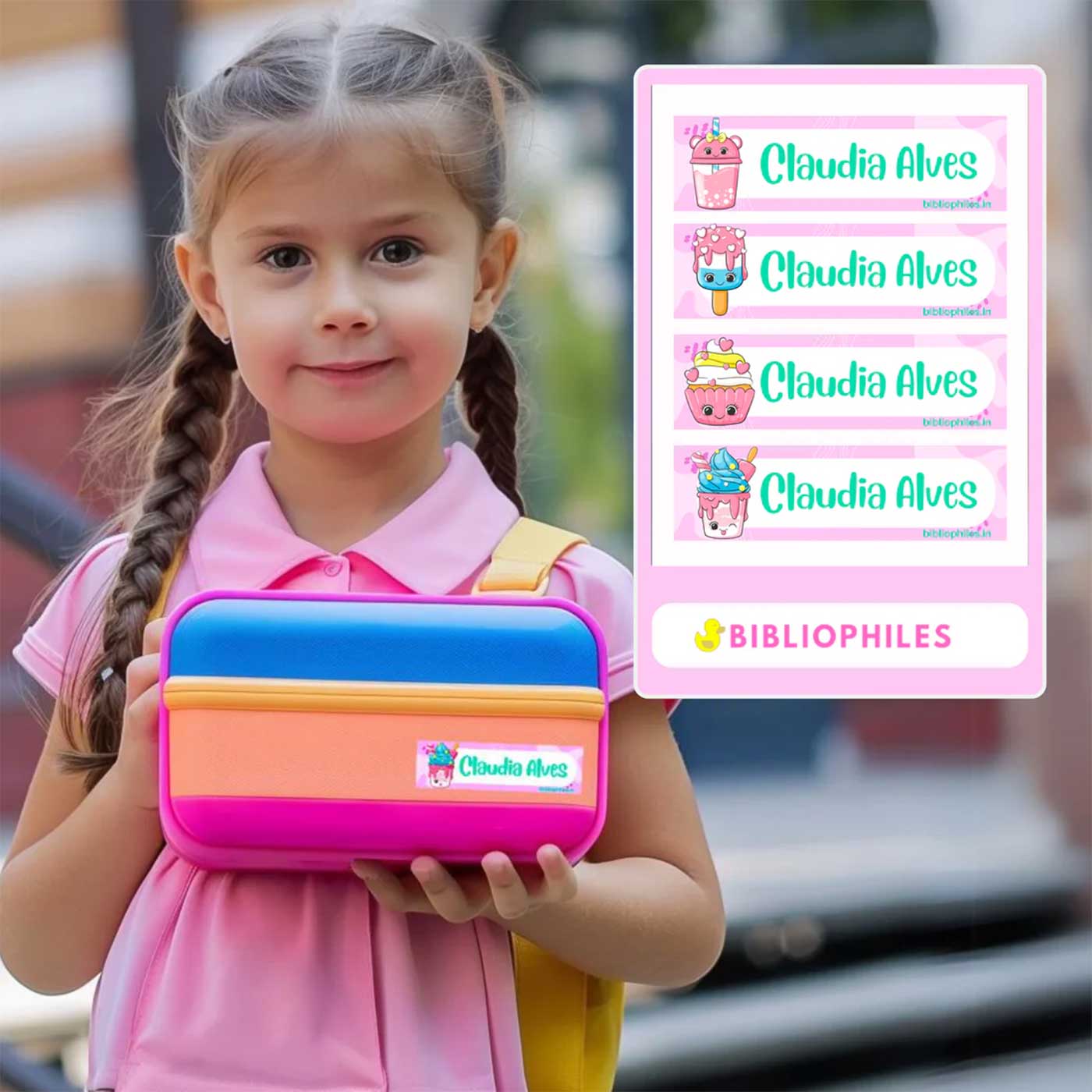 Buy Personalized Sweet Treats Waterproof Stickers | Set of 40 Online On ...