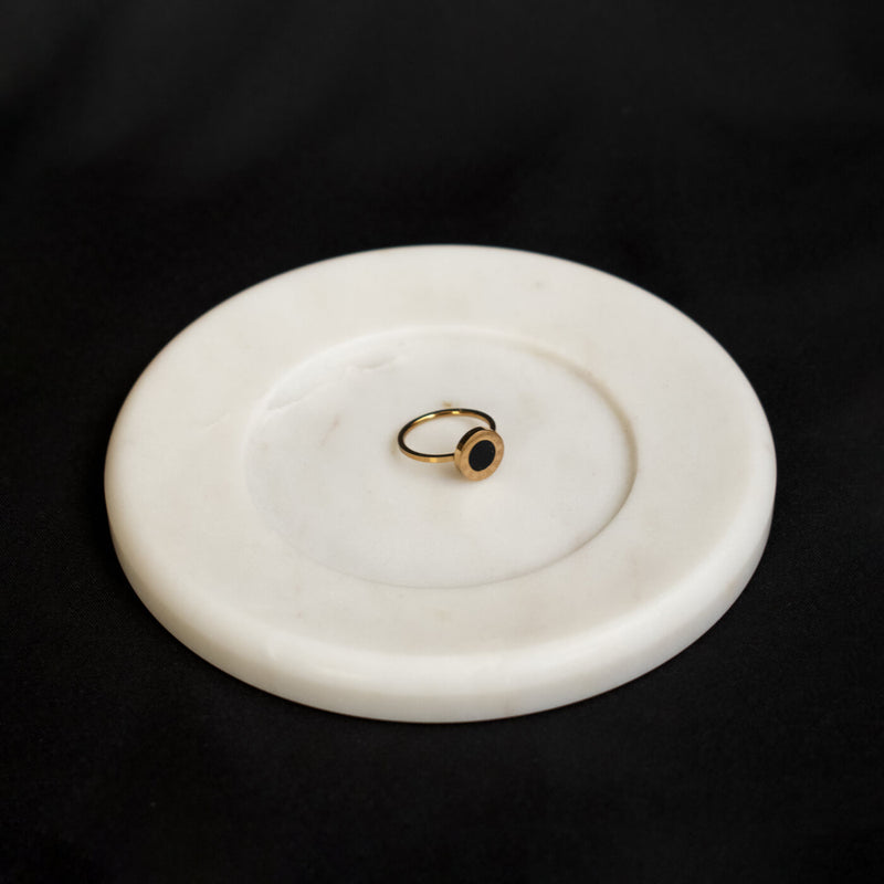 Indian Marble Moon Trinket Tray – Zwende