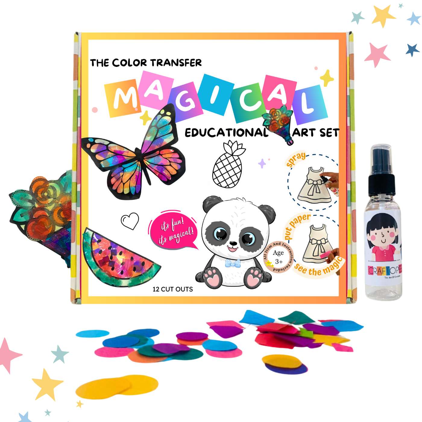 Buy Magical Color Transfer Paper DIY Kit Online On Zwende