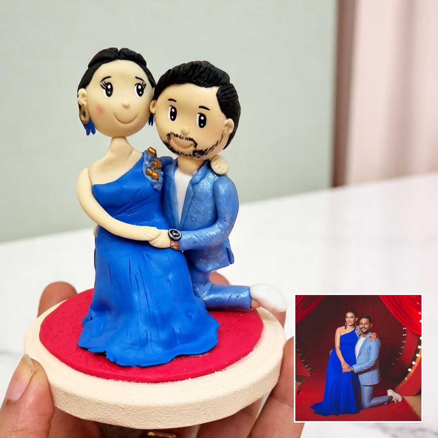 Buy Photo Personalized Miniature Clay Dolls Online On Zwende