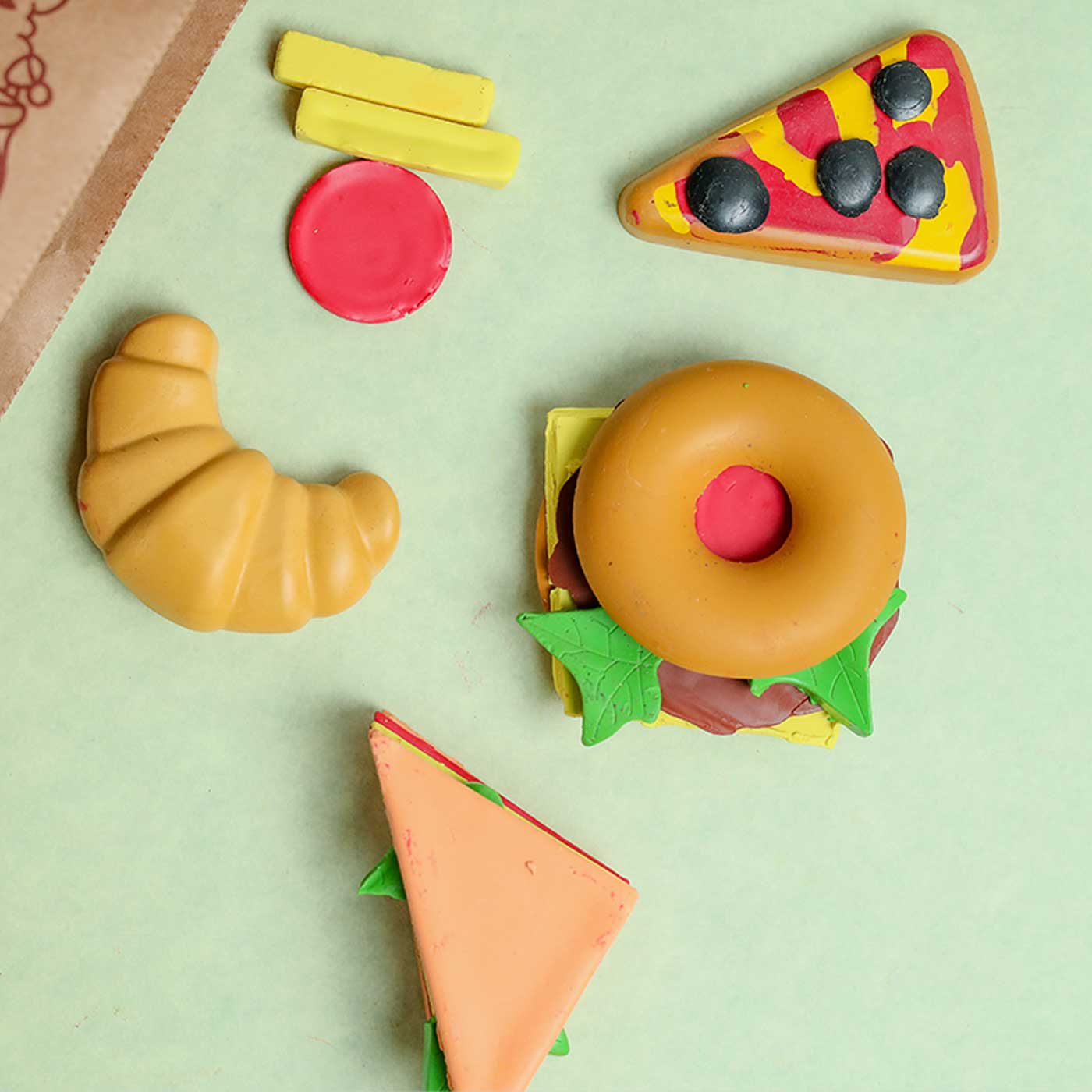 Buy Handmade Non-Toxic Junk Food Crayons | Set Of 5 Online On Zwende