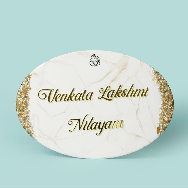Buy Resin Art Name Plates - Custom Designs for Home - Zwende