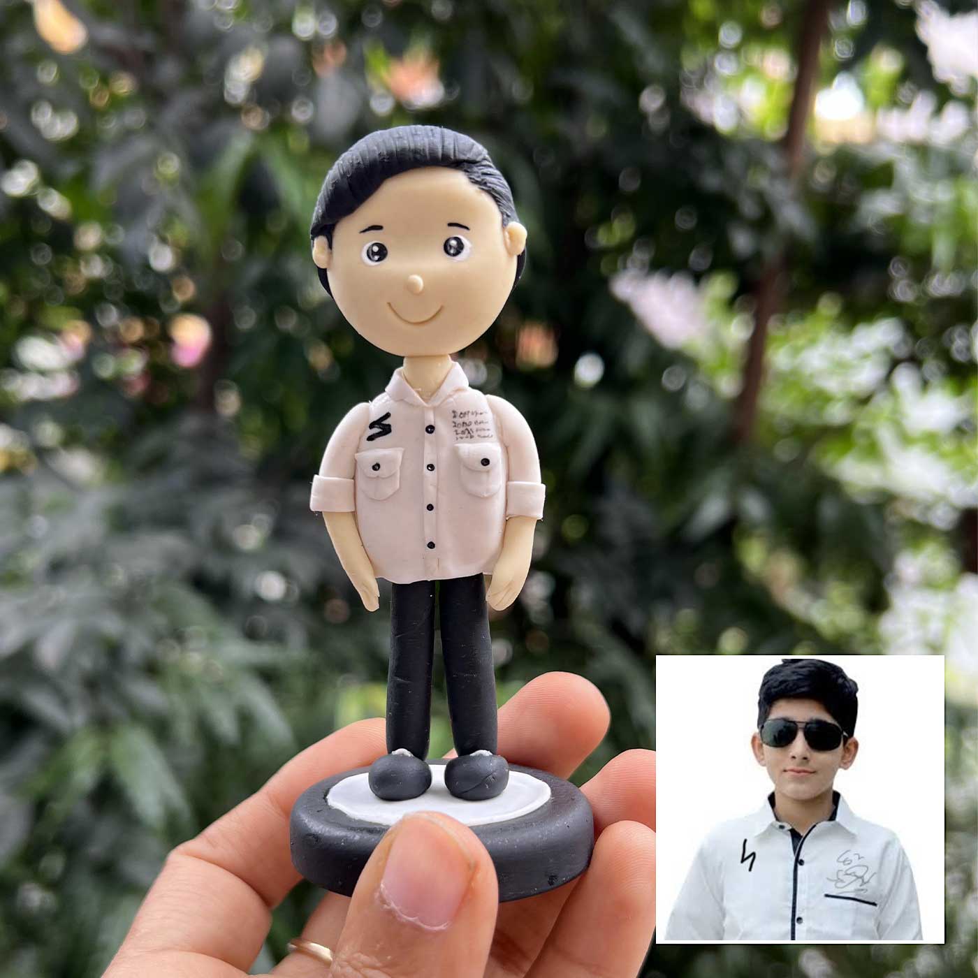 Buy Photo Personalized Miniature Clay Dolls Online On Zwende