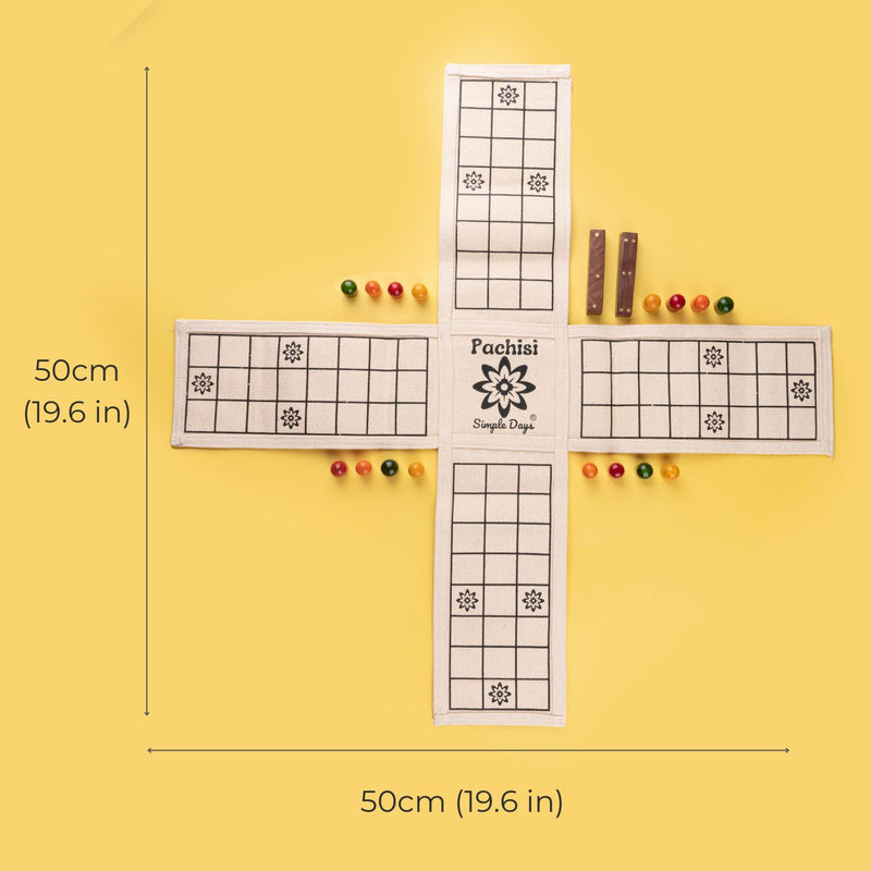 Fun Traditional Board Game Set | Pachisi, Pagade Thayam, Chaupad, Ludo ...