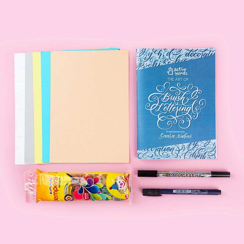 Meditative Brush Lettering DIY Kit – Zwende