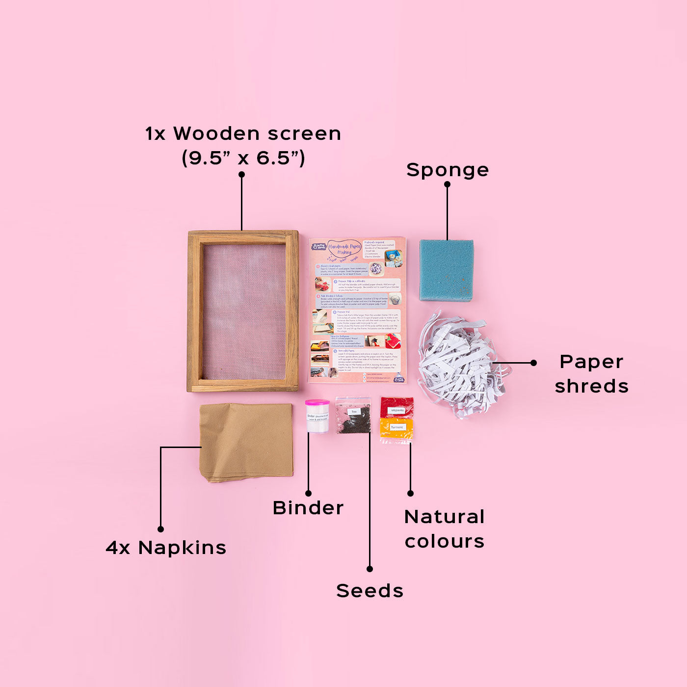 Buy Handmade Paper Making DIY Kit Online On Zwende