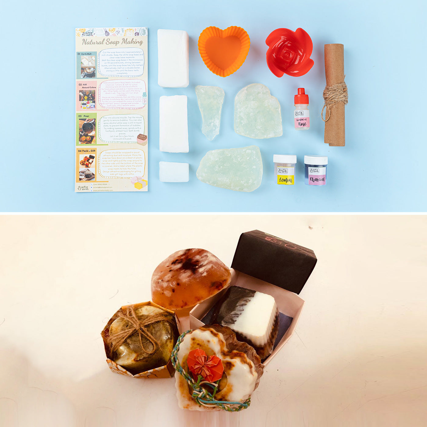 Buy Traditional Soap Making DIY Kit with Natural ingredients Online On ...