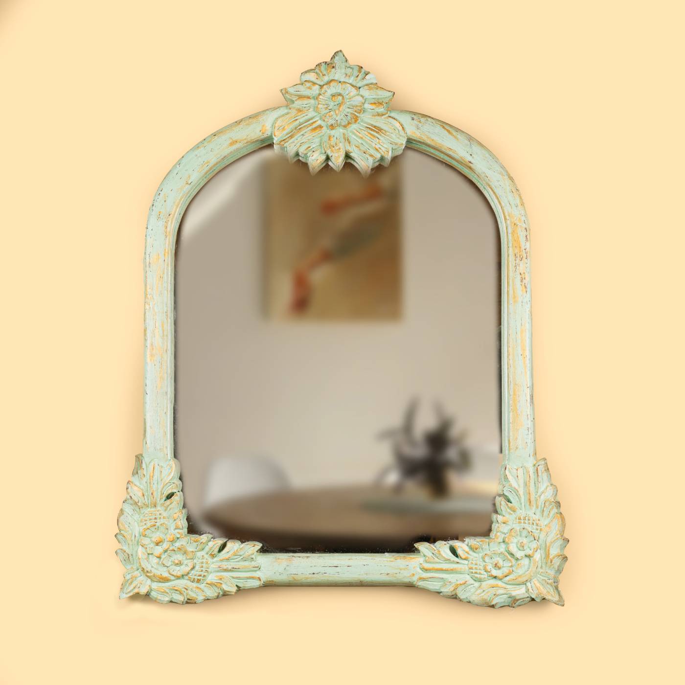 Buy Victorian Vintage Pine Wood Mirror Frame Online On Zwende