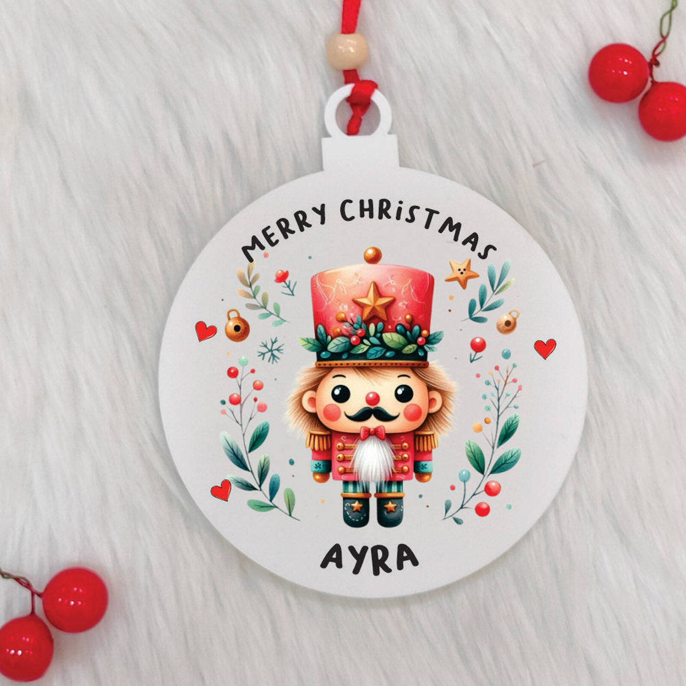 Buy Personalized Handmade Jolly Nutcracker Acrylic Ornament Online On ...