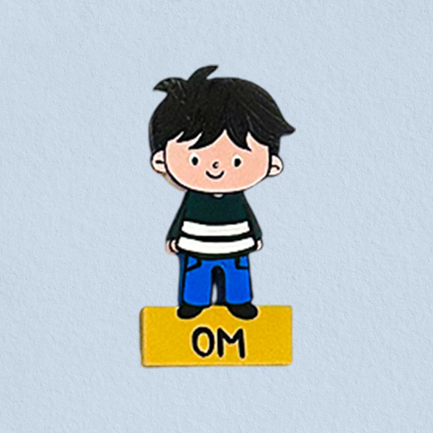 Buy Personalized Hand-Painted Kiddo Theme Mdf Wood Fridge Magnet Online ...